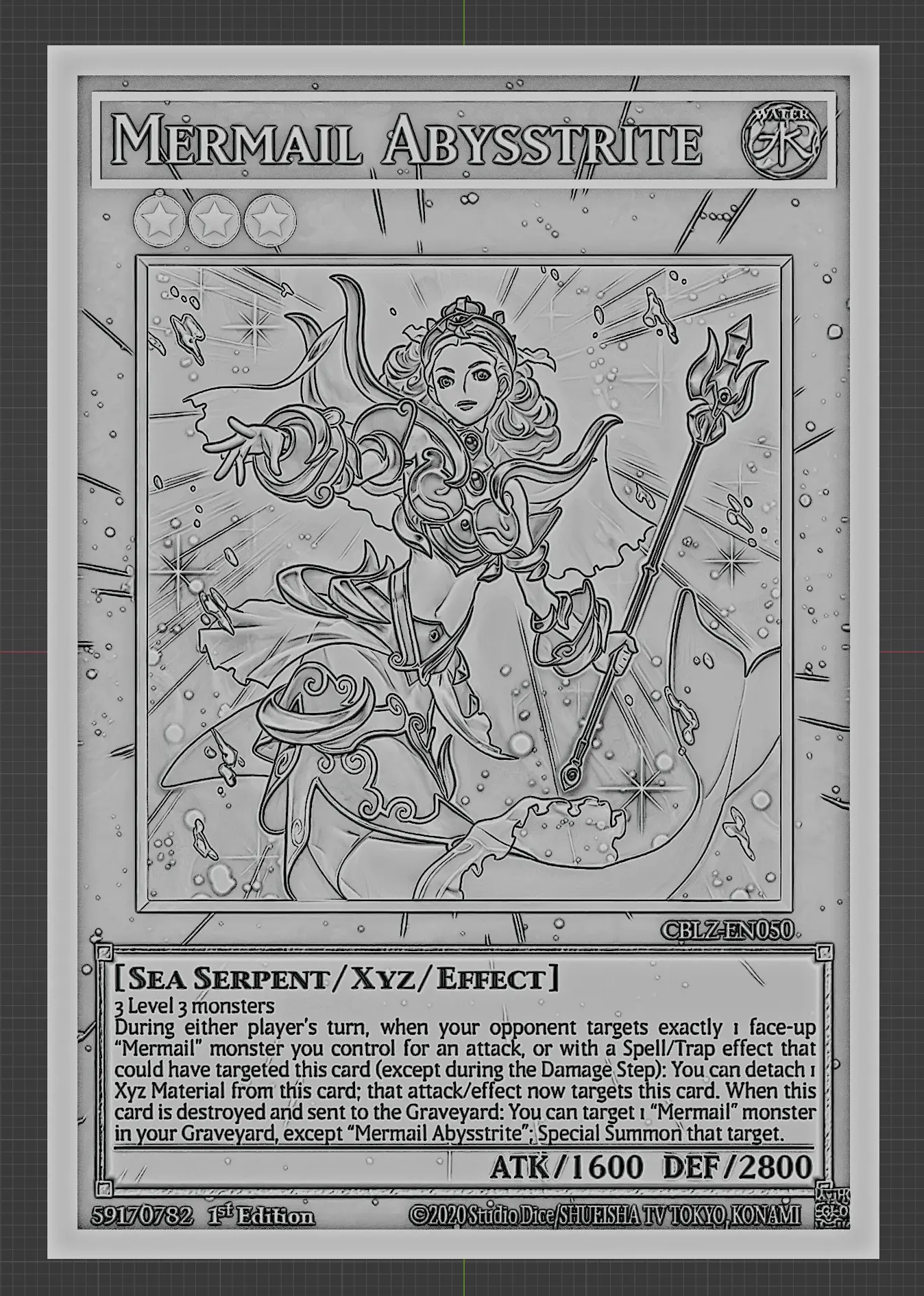 Other STL Download - mermail abysstrite - yugiohby Wsonuchiha3D