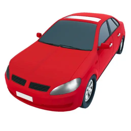 Other STL Descarga - Stylized Modern Red Sedan Car with Sunroof 3D ...