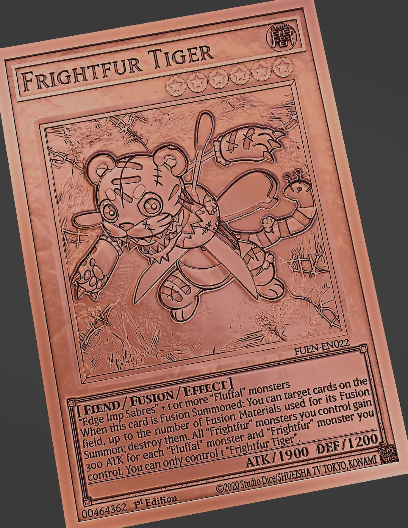 Other STL Download - FRIGHTFUR TIGER - YU-GI-OH!by Wsonuchiha3D