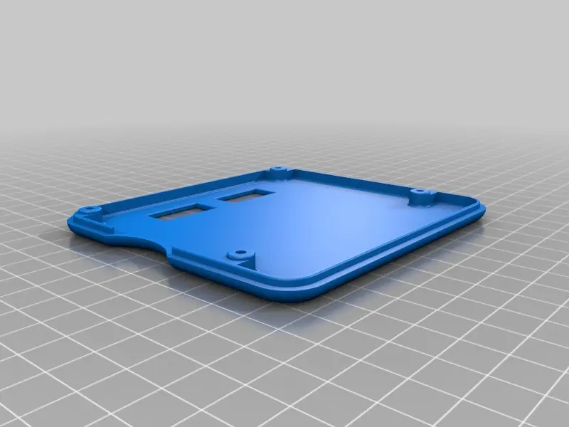 Rounded Full Graphic LCD case with SD card removal notch. | 3D models ...