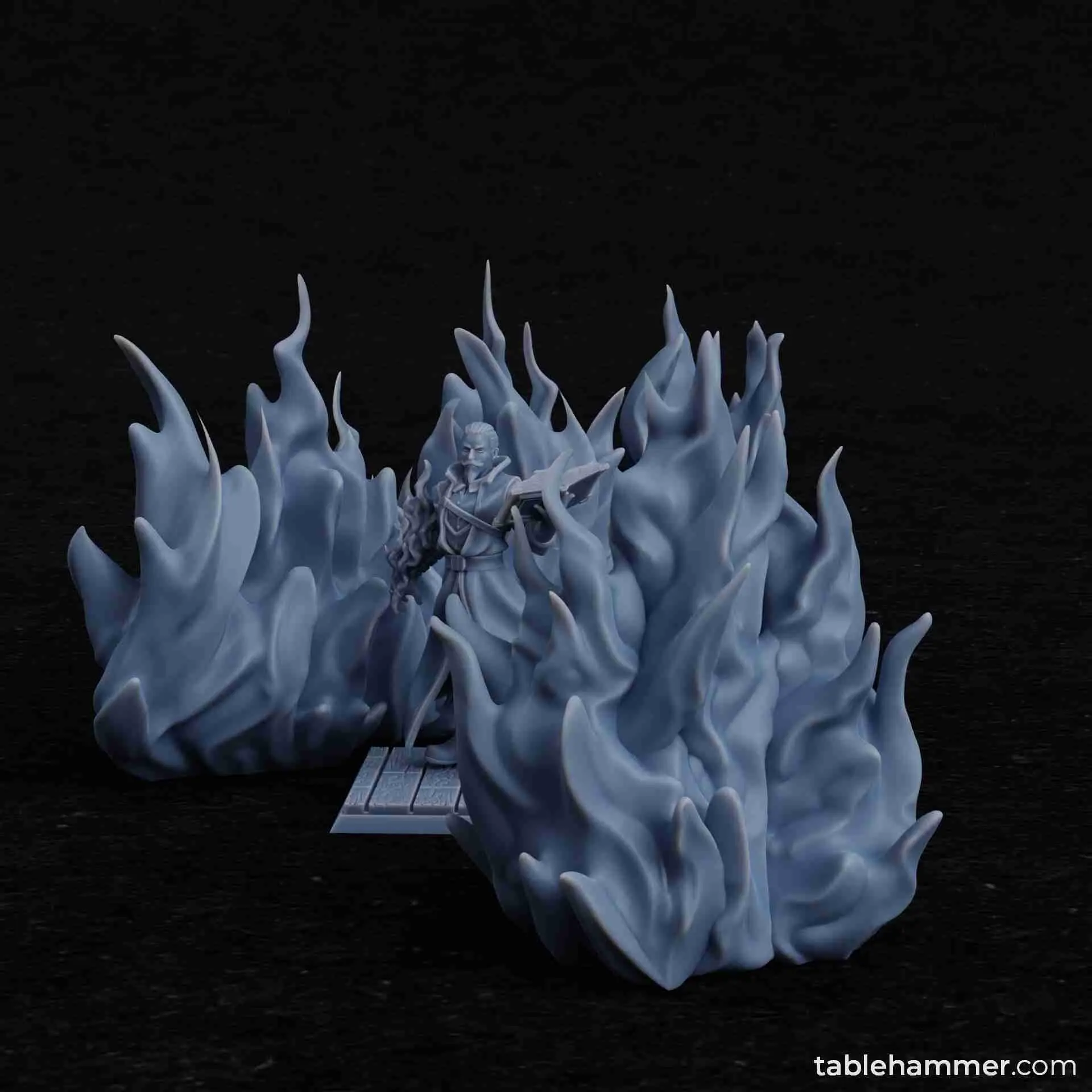 Other STL Download - Flame walls (magical flame effects)by Tablehammer