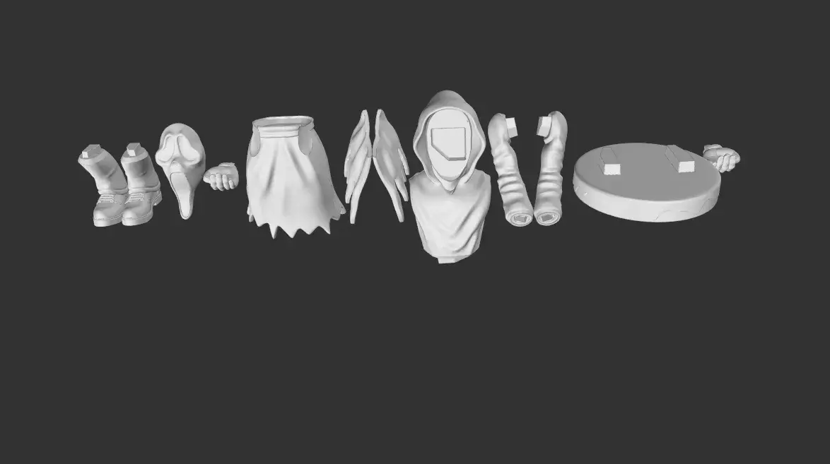 Other STL Download - Support de joystick de film d'horreur Ghostfaceby ...