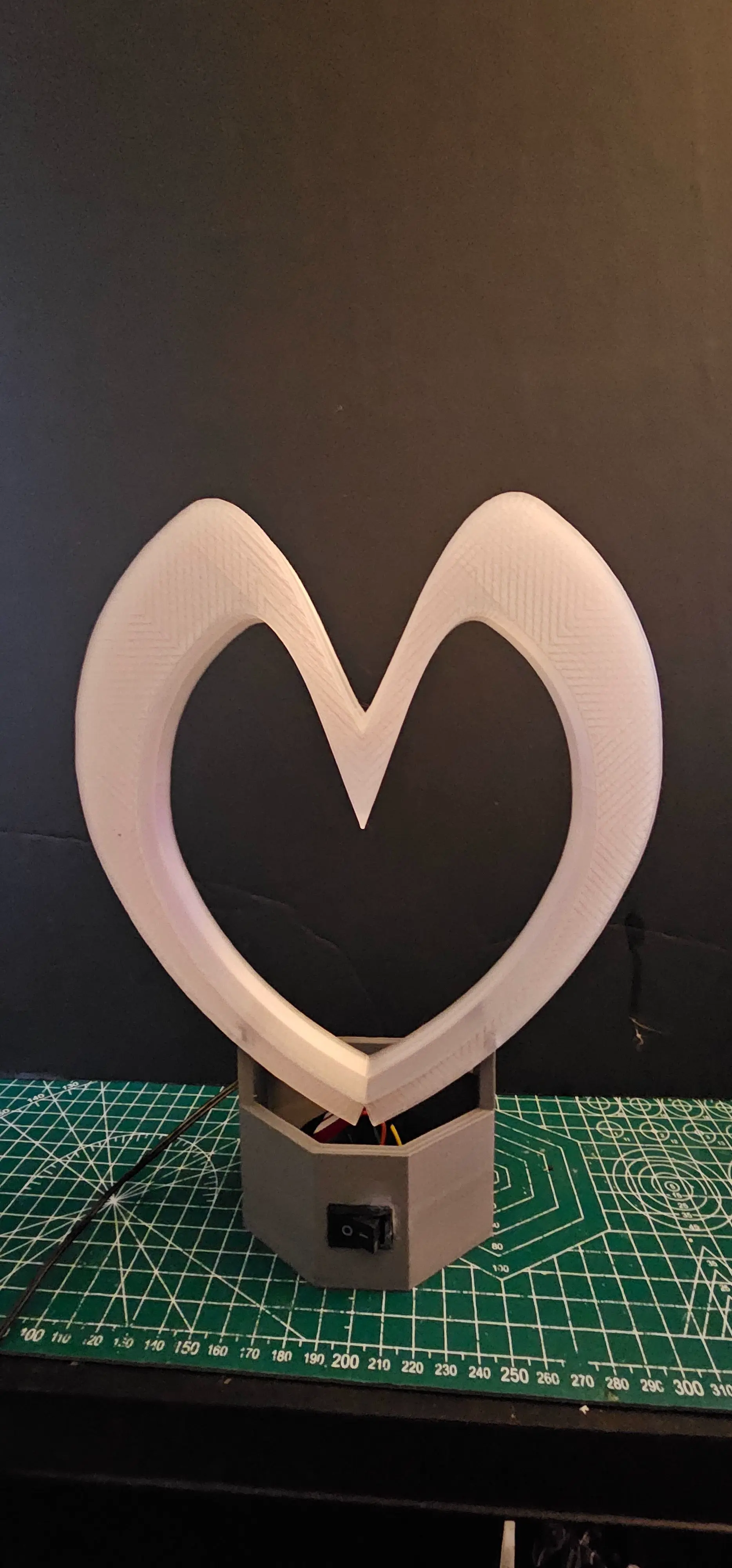 Lighting & Lamps STL Download - Heart LED Diffusion Lampby Spic3d Creations