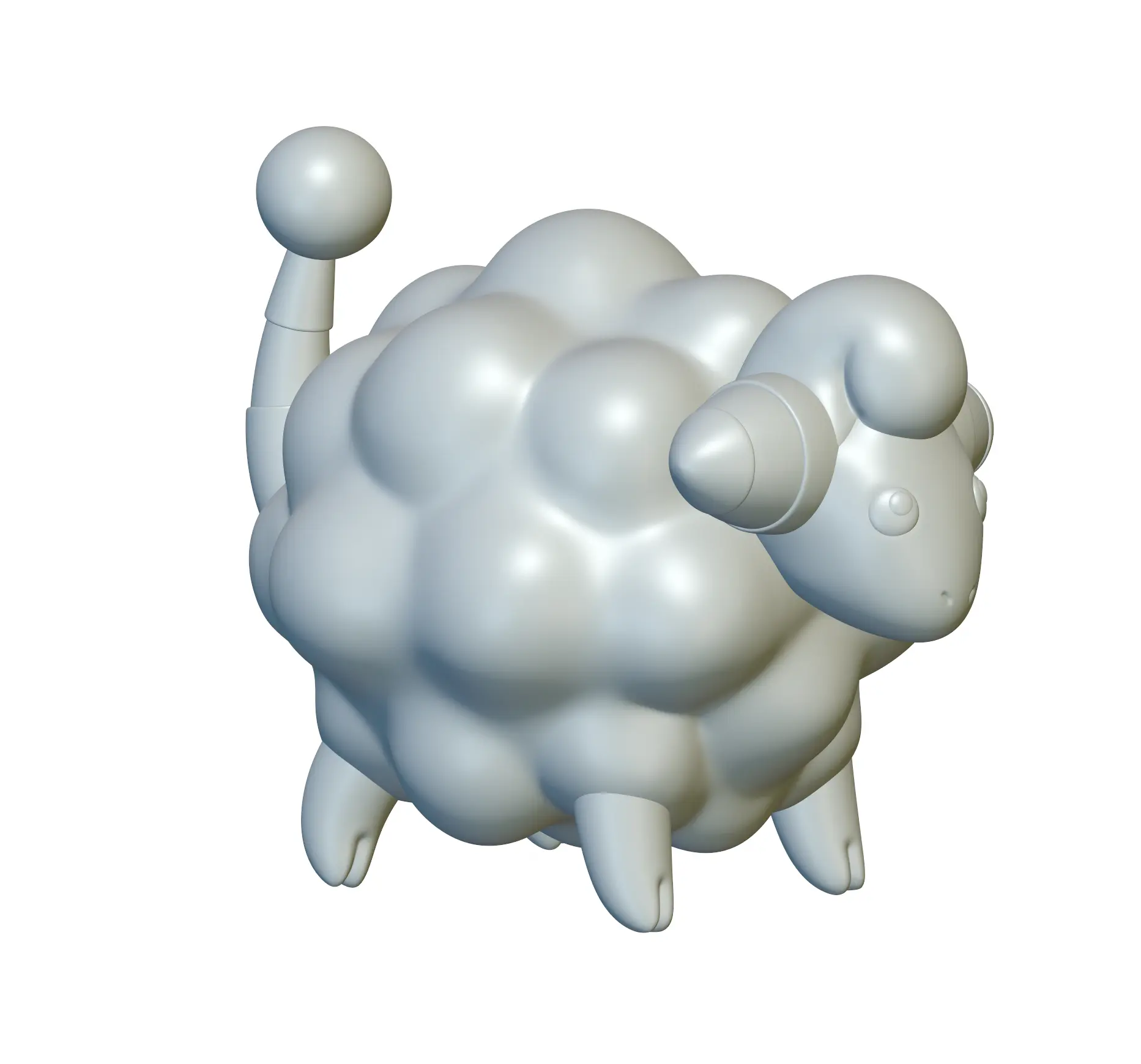 Pokemon Mareep #179 - Optimized for 3D Printing | 3D modeller indir ...