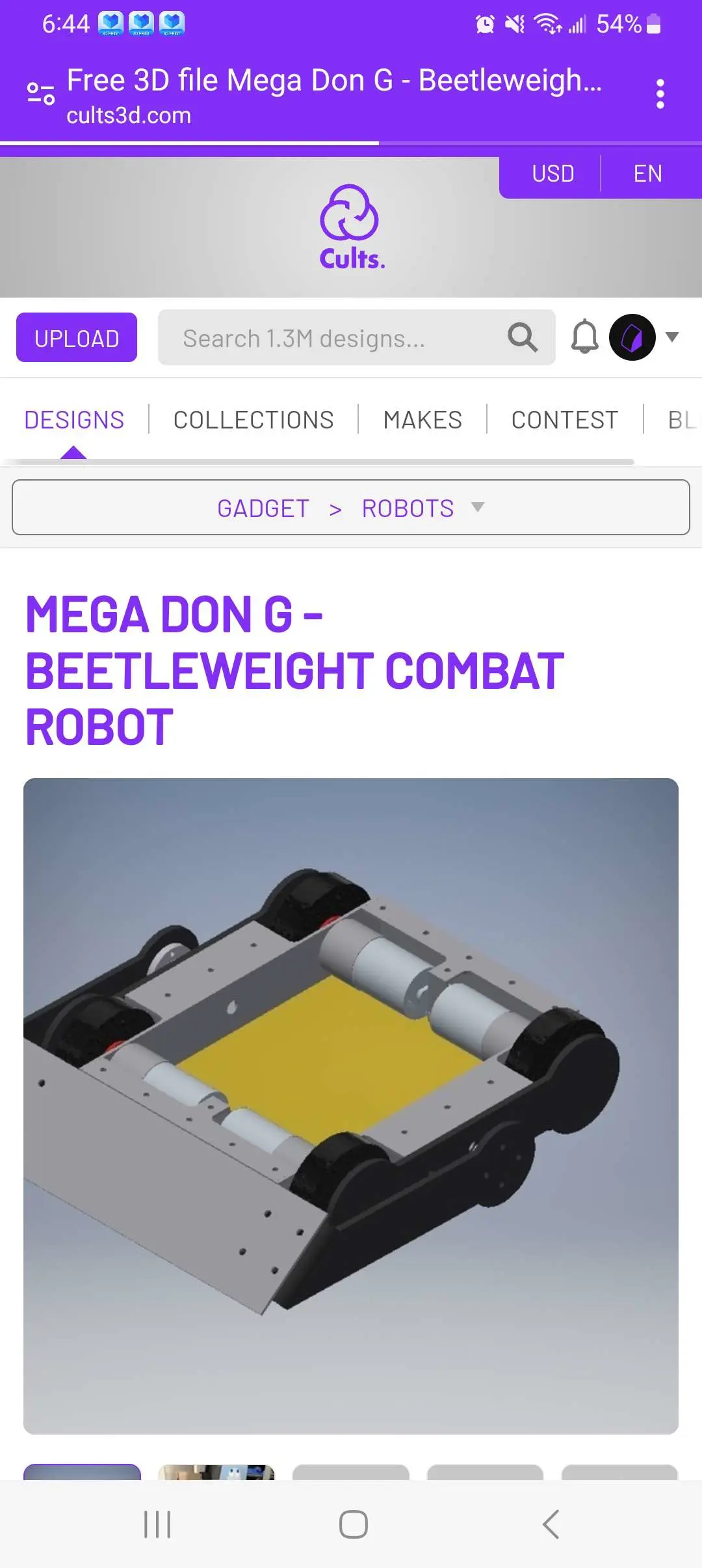 Free Robots & Mechs STL Download - bkby BK_annoyer