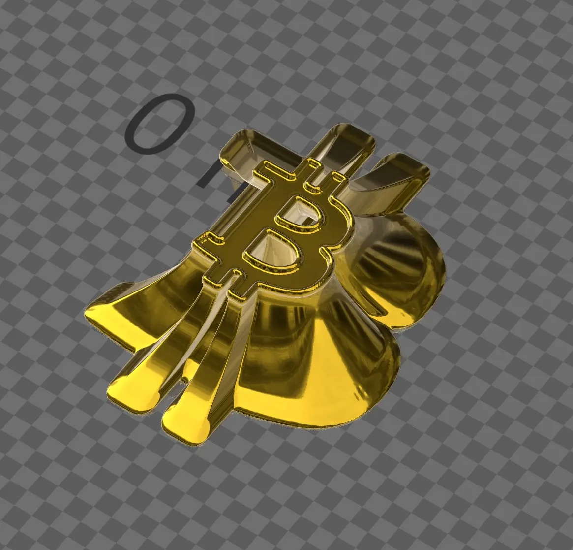 Bitcoin Desktop Stand | 3D models download | Creality Cloud