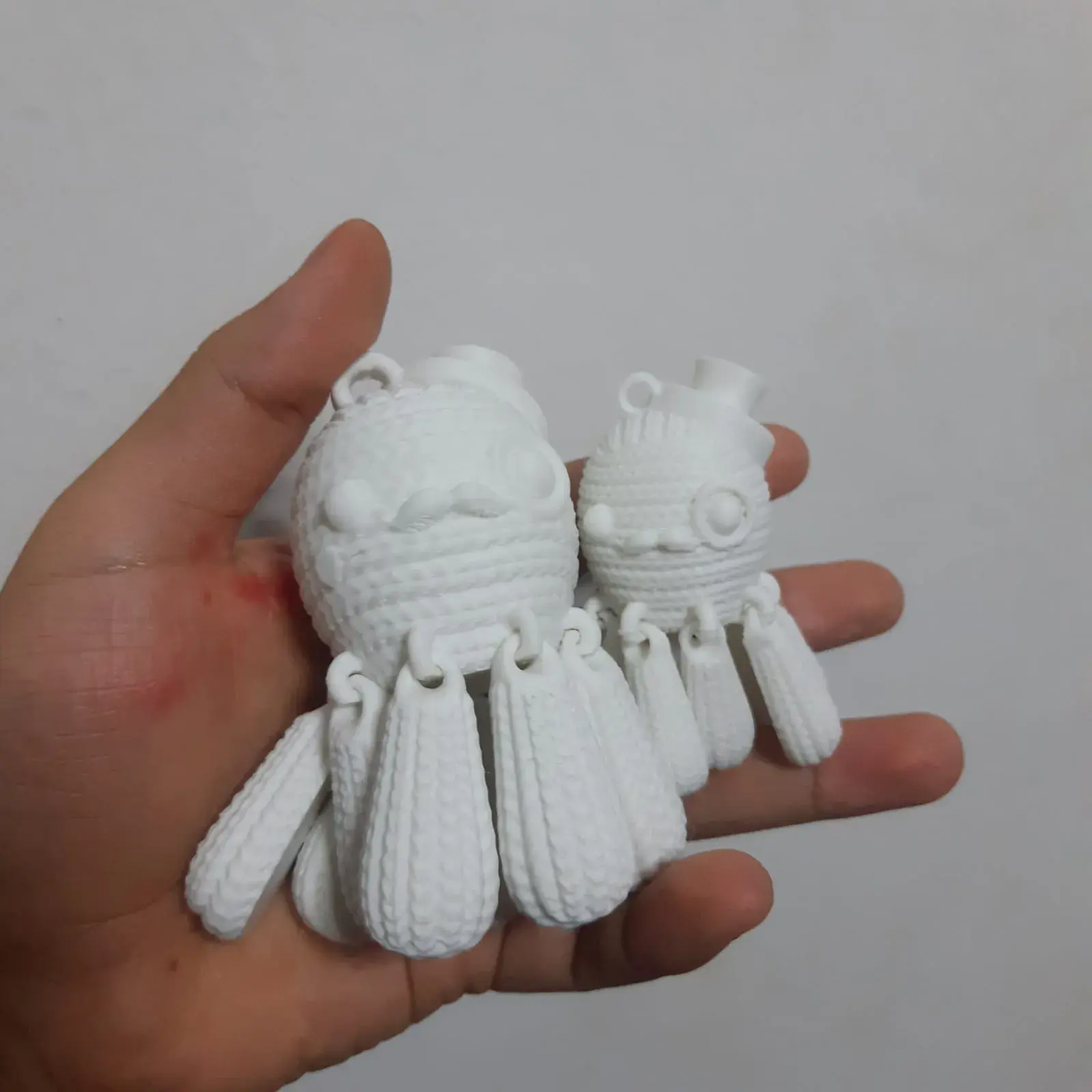 3D Printer Files | 3MF File | keychain knitted octopus | print in place ...