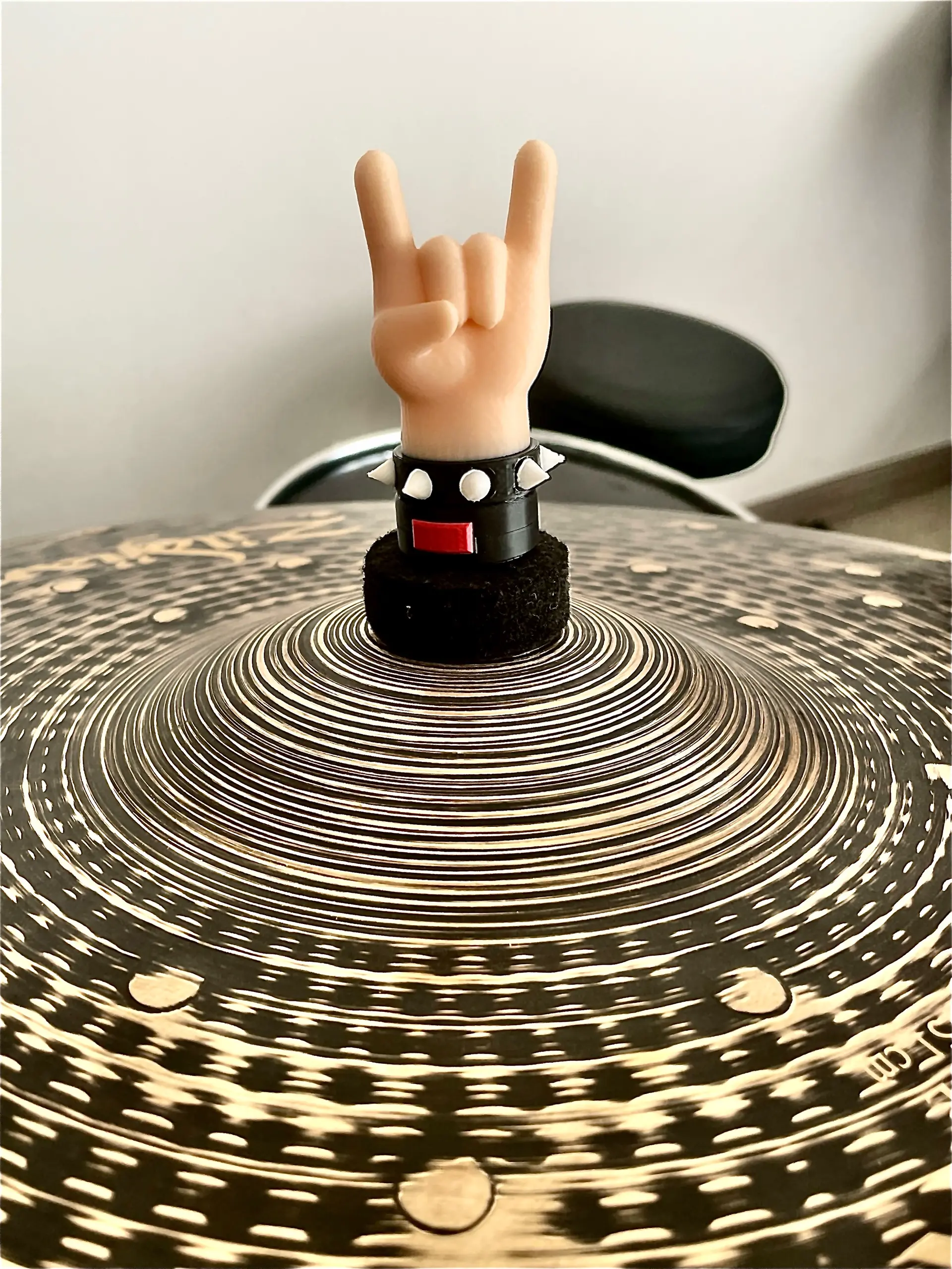 3D Printer Files | 3MF File | Rock Horn Cymbal Topper with M8 Quick ...