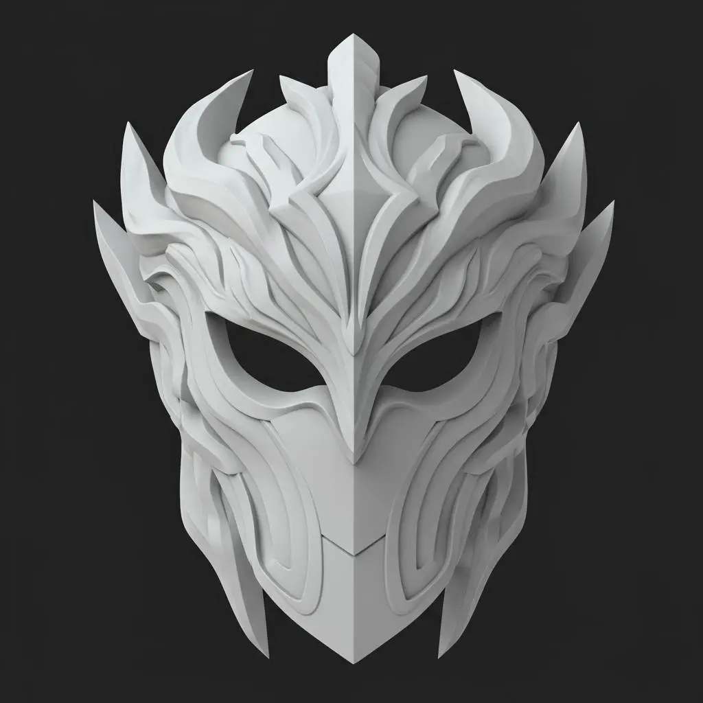 Cosplay STL Download - Mask of the Thorned Sovereignby Meta Mystery