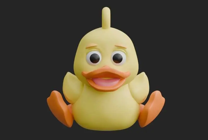 Chibi Duck Keychain Pendant | 3D models download | Creality Cloud