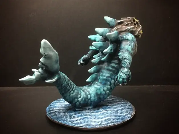 Free Other STL Download - Merlion (28mm/Heroic scale)by SMT_M 🦊