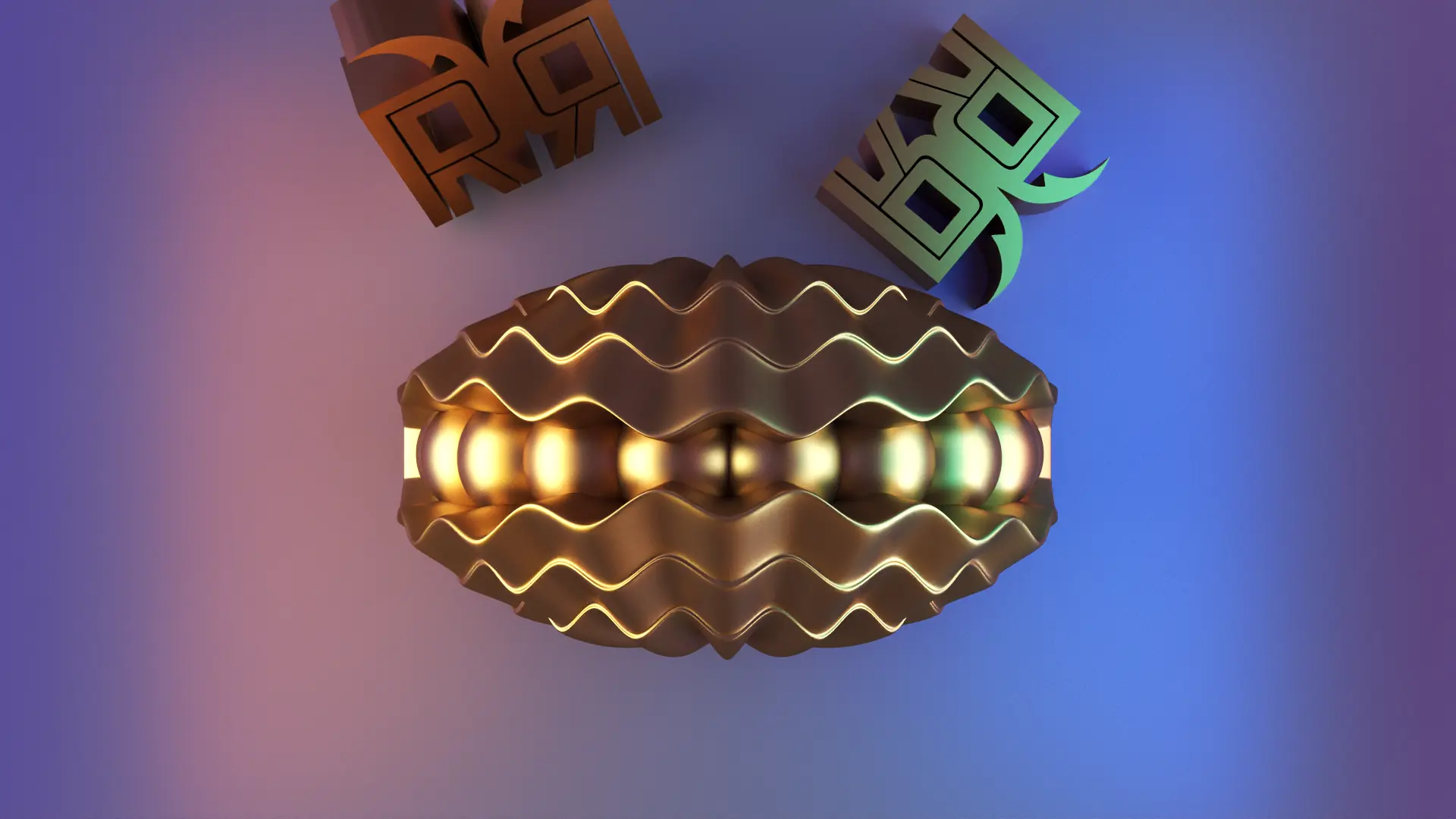 Lighting & Lamps STL Download - shell candle with many pearlsby rexer_3d