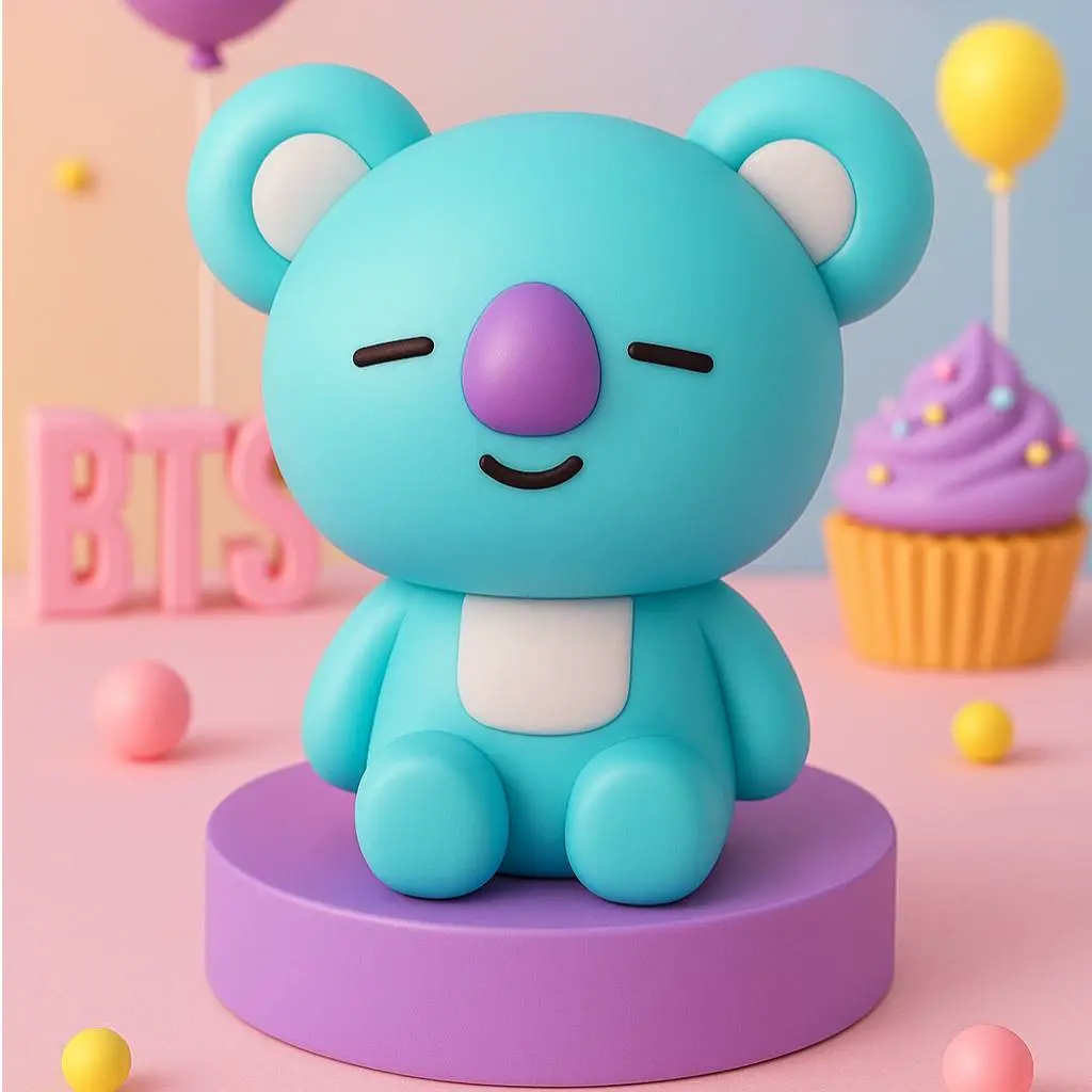Free Characters & Creatures STL Download - BT21 Koya ( RM )by komal ...