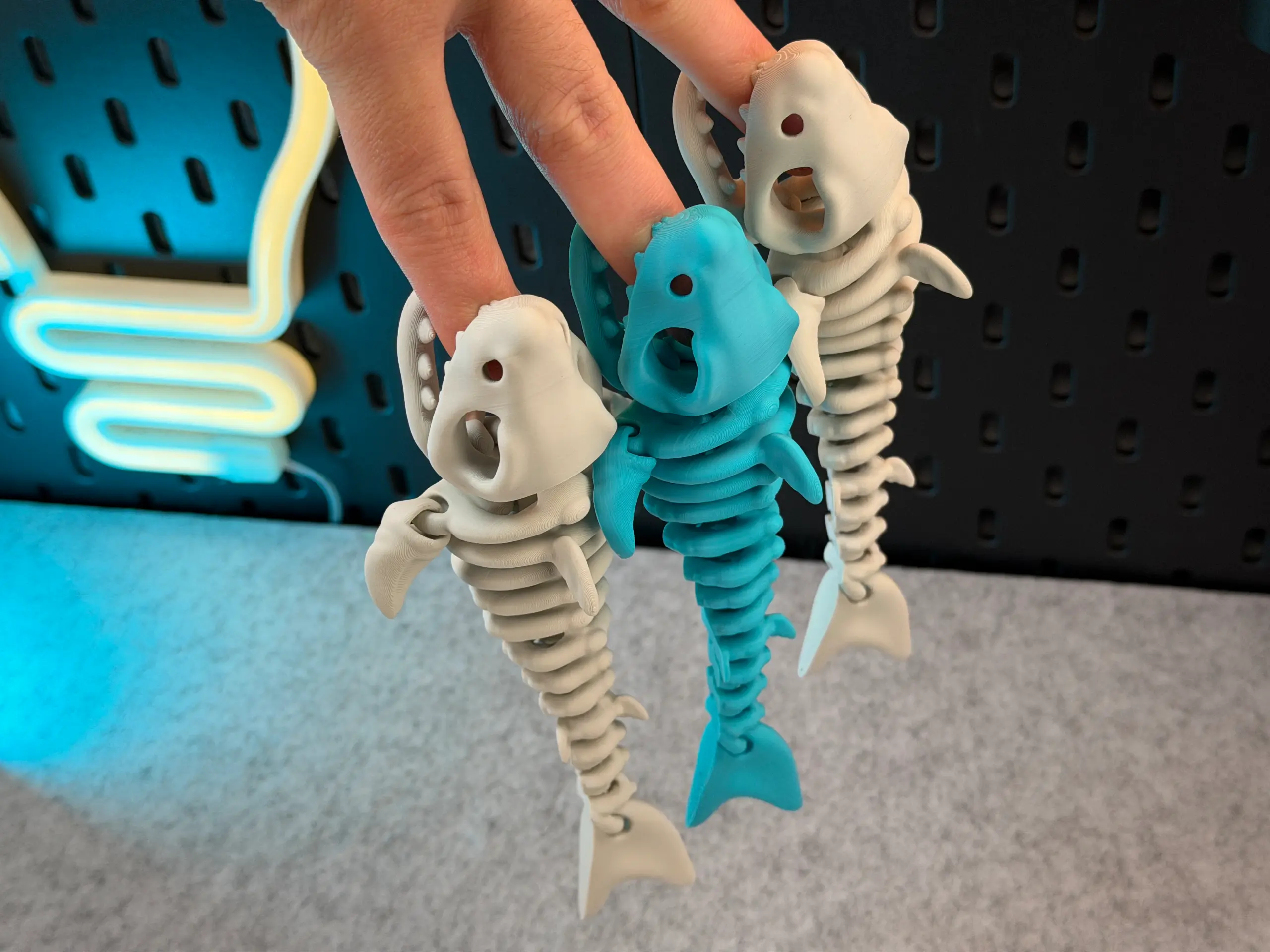 3D Printer Files | 3MF File | Articulated Skeleton Shark | Creality Cloud