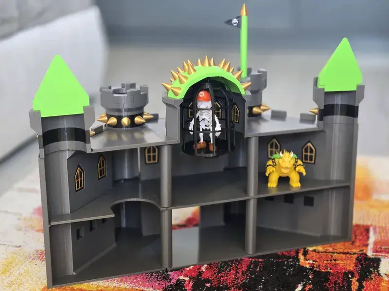 Free Other STL Download - Super Mario Bowser's Castleby 3DMaR