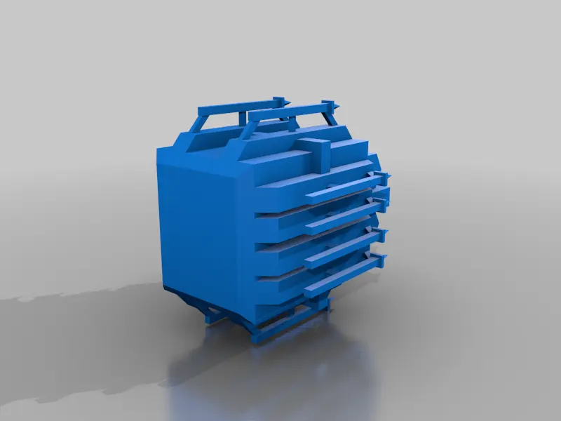 imperial cruiser class - bfg - exploded | 3D models download | Creality ...