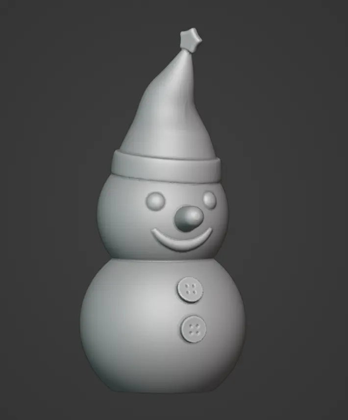 Digital Art STL Download - Snowman 02by AYHANCELİK