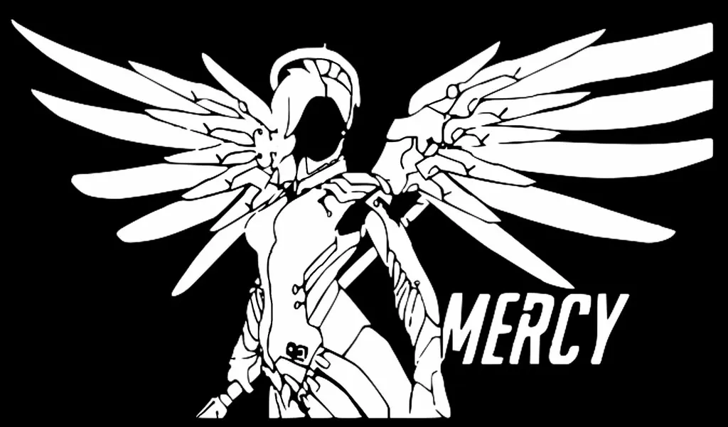 Free Characters & Creatures STL Download - Mercy Stencilby SMT_M 🦊