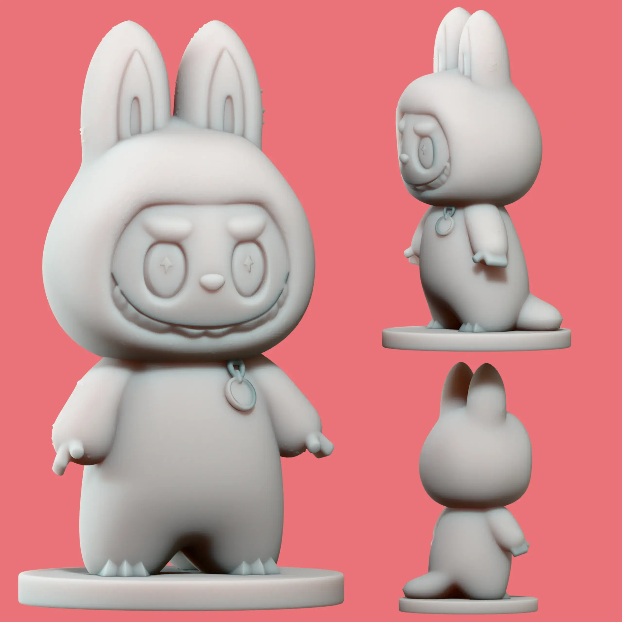 3D Printer Files | 3MF File | Labubu Fan Art Model | Creality Cloud