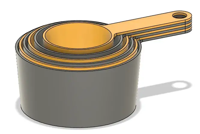 3D Printer Files | 3MF File | Measure cups and spoons set | Creality Cloud