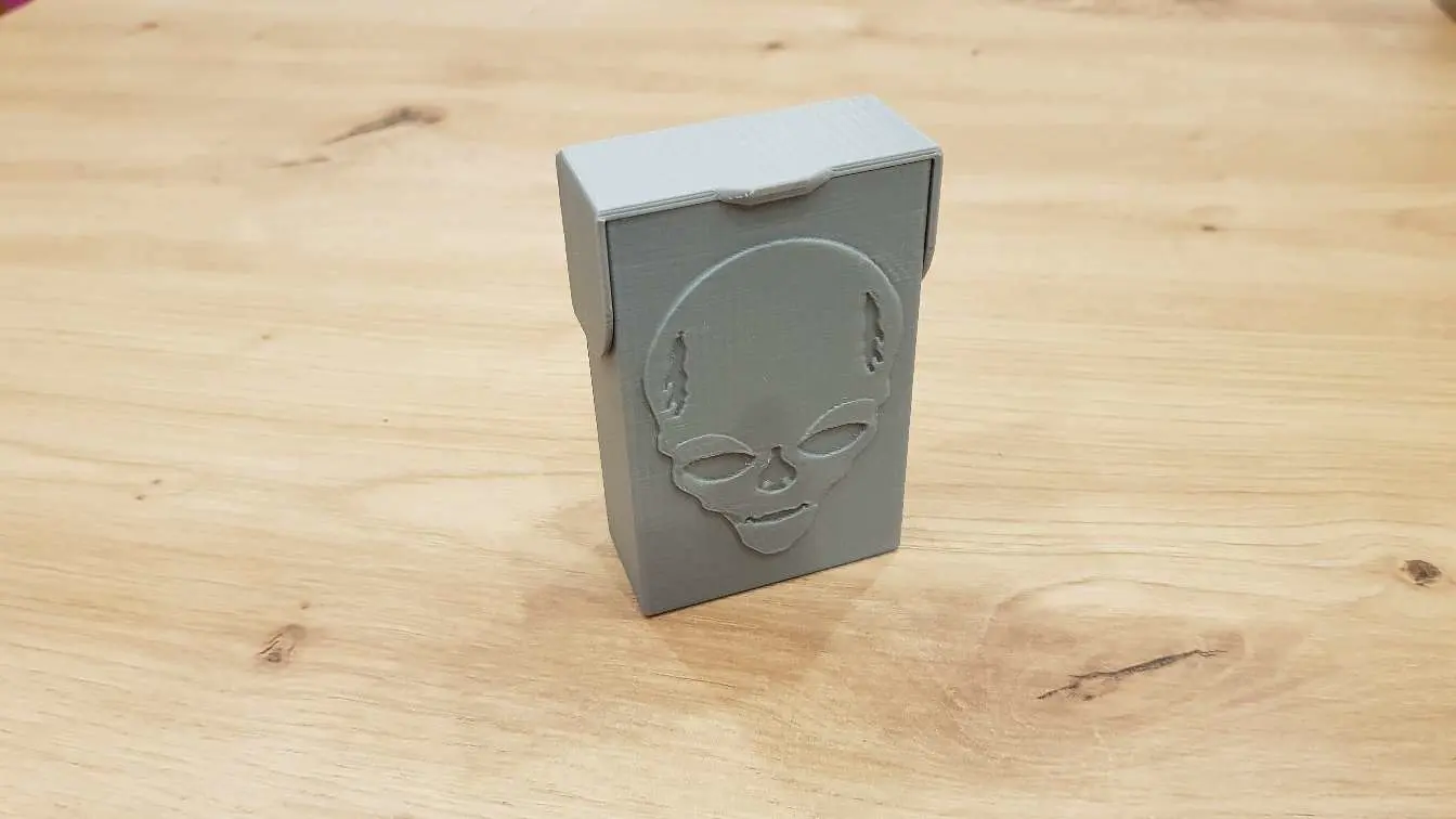 Other STL Download - Cigarette Box with Alien for 18 pcs with snap ...
