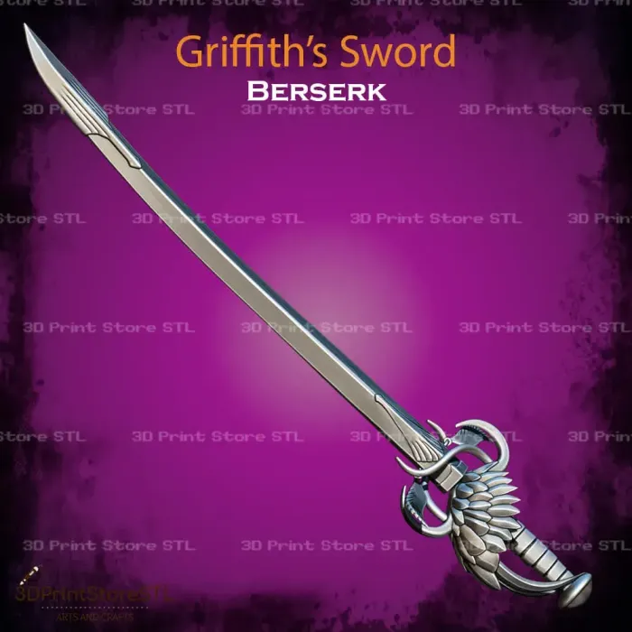 Cosplay STL Download - Griffith Sword Cosplay Berserk - STL Fileby 3D ...