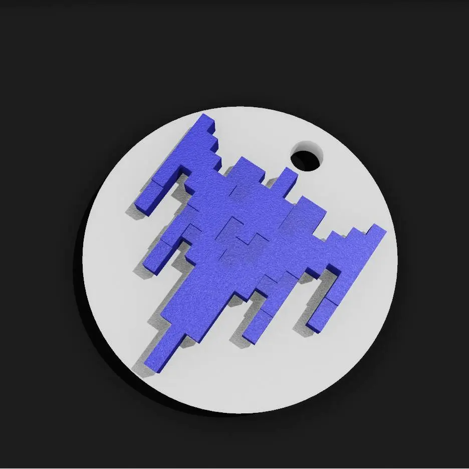 3D Printer Files | 3MF File | Galaga ship (The Gyaraga) | Creality Cloud