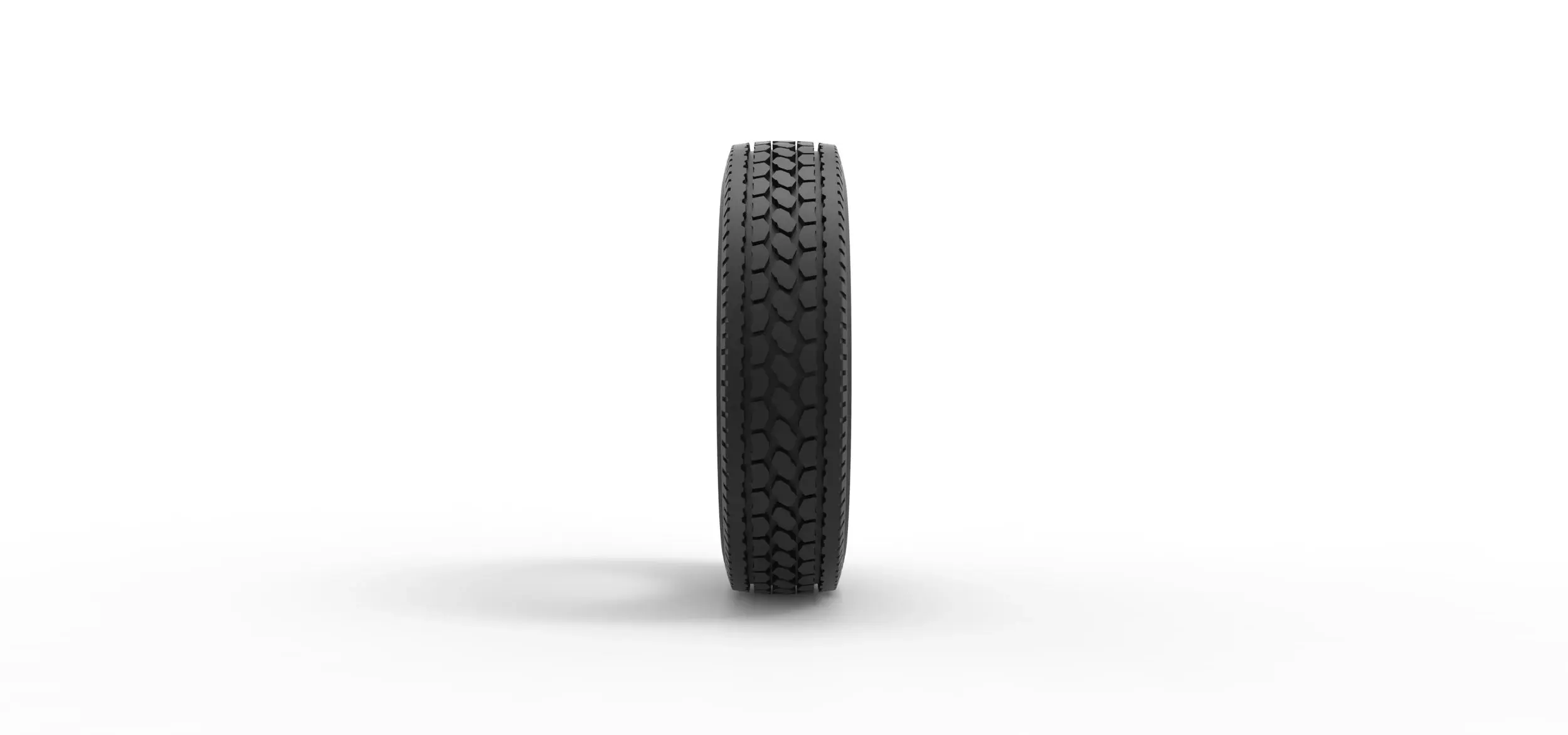 Semi Whitewall tire Scale 1:25 | 3D models download | Creality Cloud