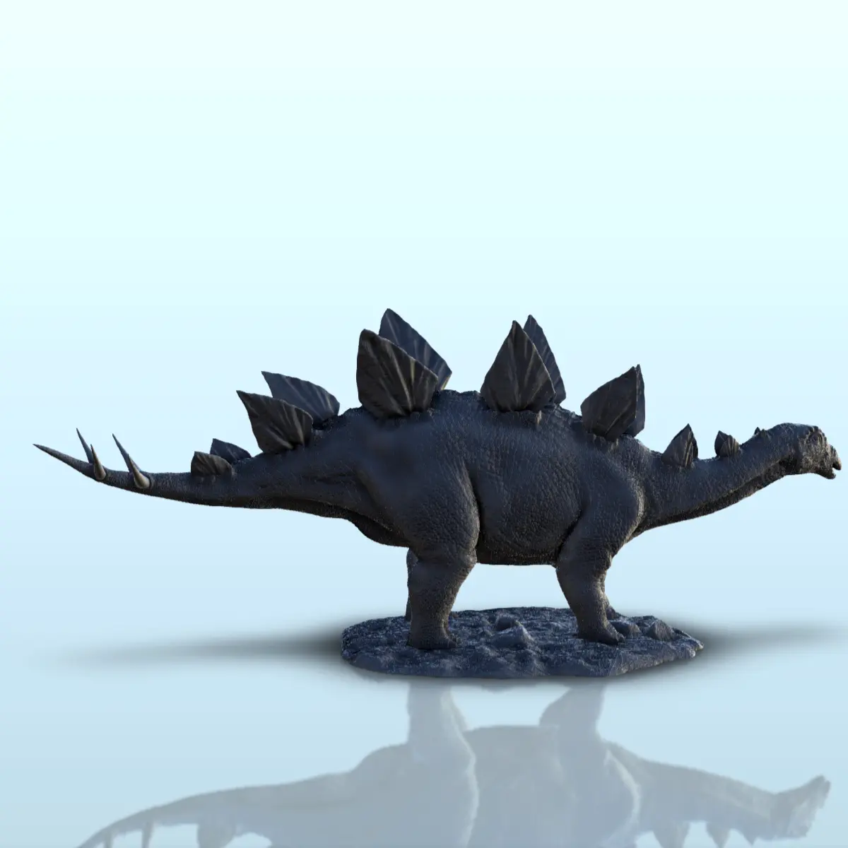 Characters & Creatures STL Download - Stegosaurus dinosaur (1 ...