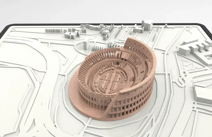 Miniature Games & Accessories STL Download - MODELLO 3D DEL COLOSSEO ...