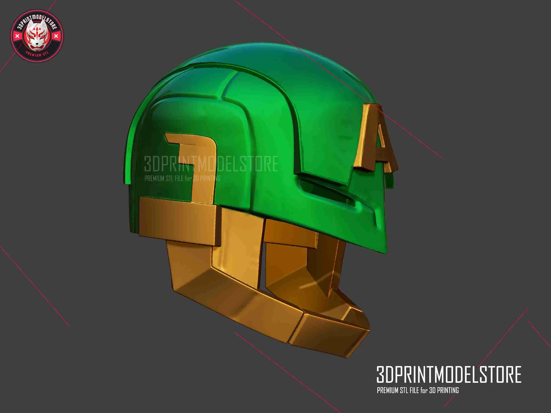 Hail Hydra Captain America Helmet Marvel Cosplay Halloween | 3D models ...