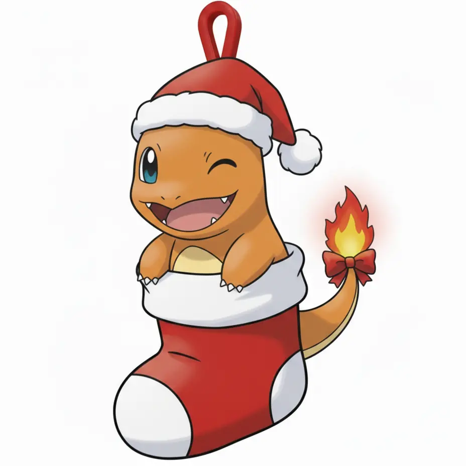 Free Home Decorations & Ornaments STL Download - charmander Christmas ...