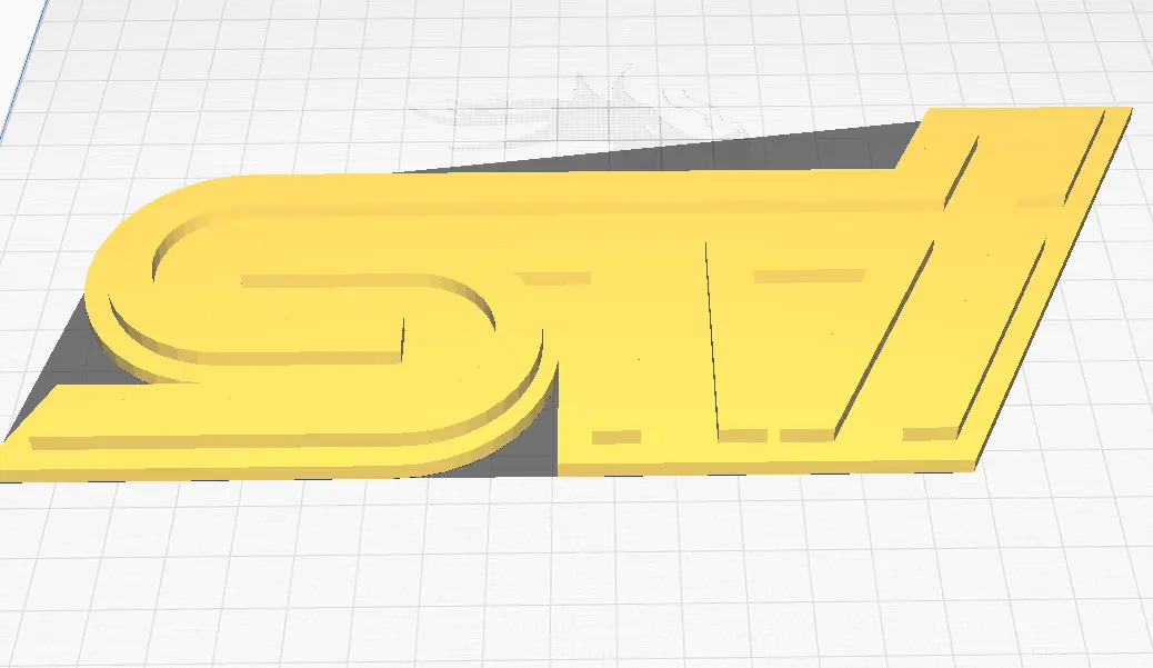 3D Printer Files | 3MF File | STI Logo | Creality Cloud