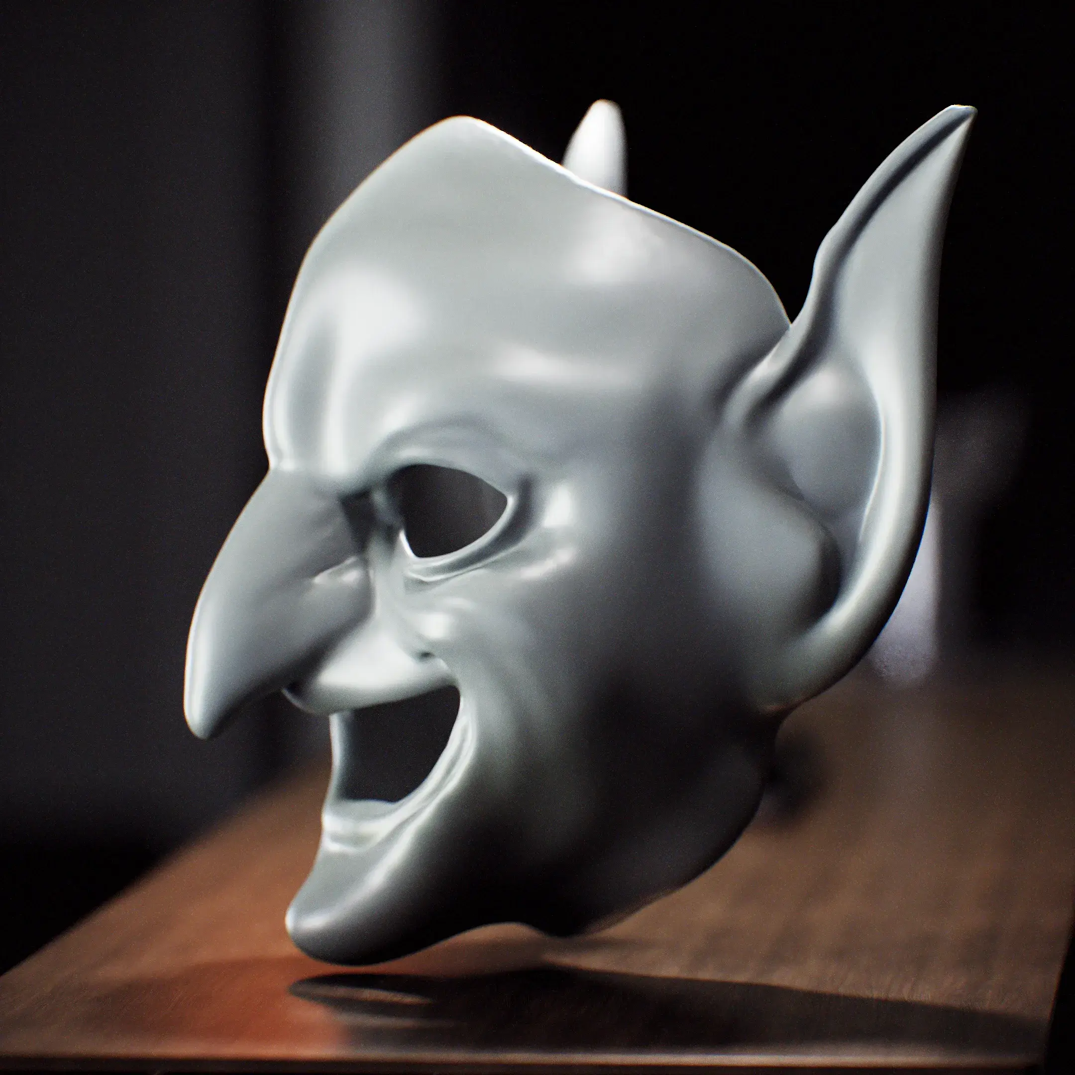 Cosplay STL Download - Green Goblin Spider Man Maskby greencatpoly