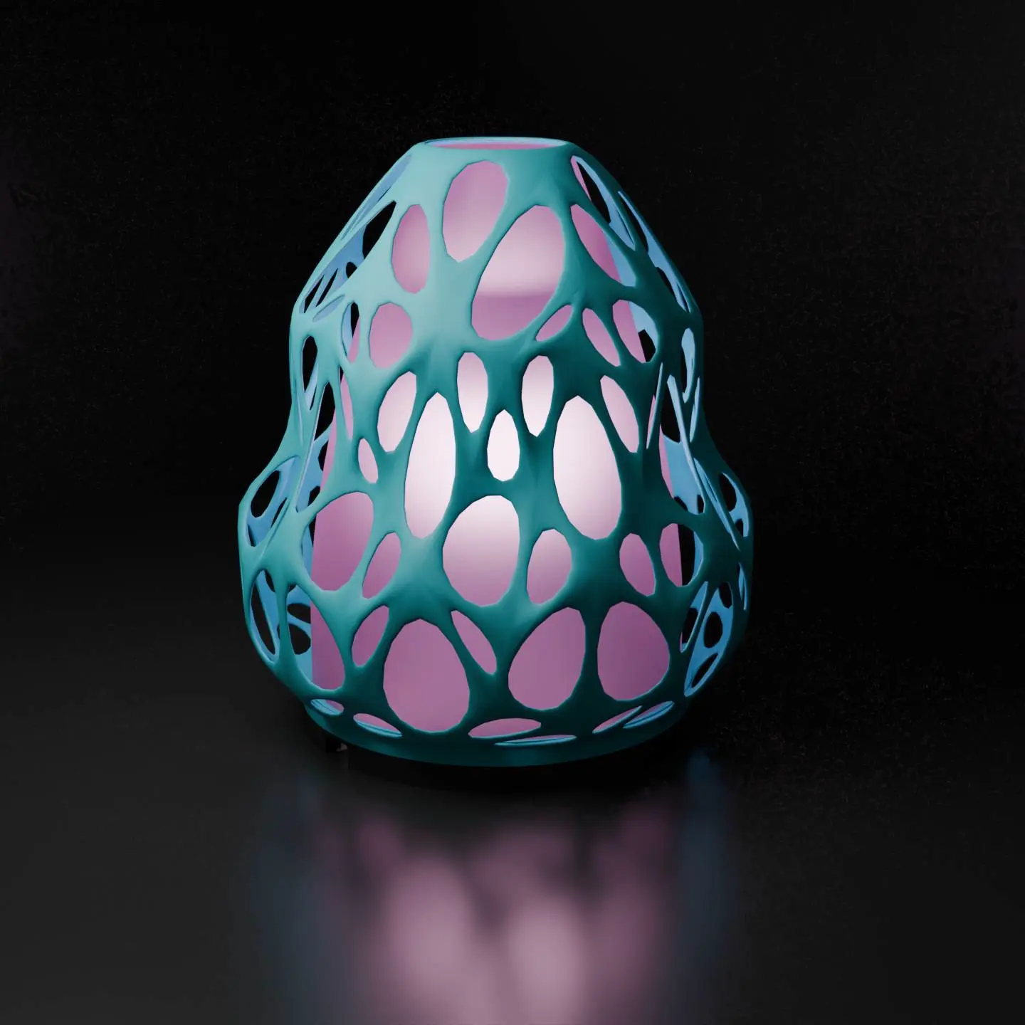 3D Printer Files | 3MF File | Voronoi LED Table Lamp Shade – Wemos D1 ...
