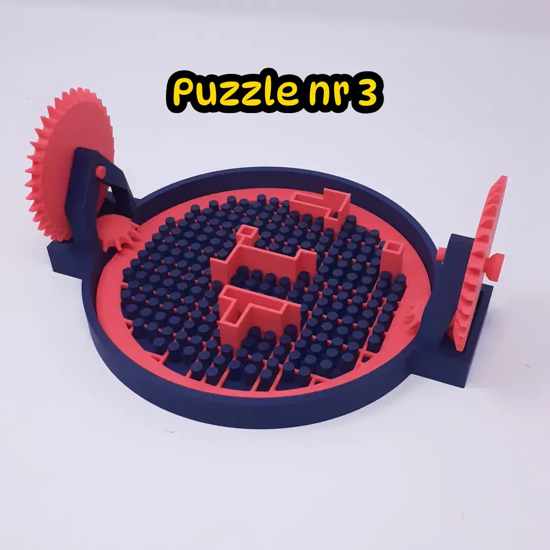3D Printer Files | 3MF File | [Exclusive] Gear Path Maze - a set of 5 puzzles | Creality Cloud