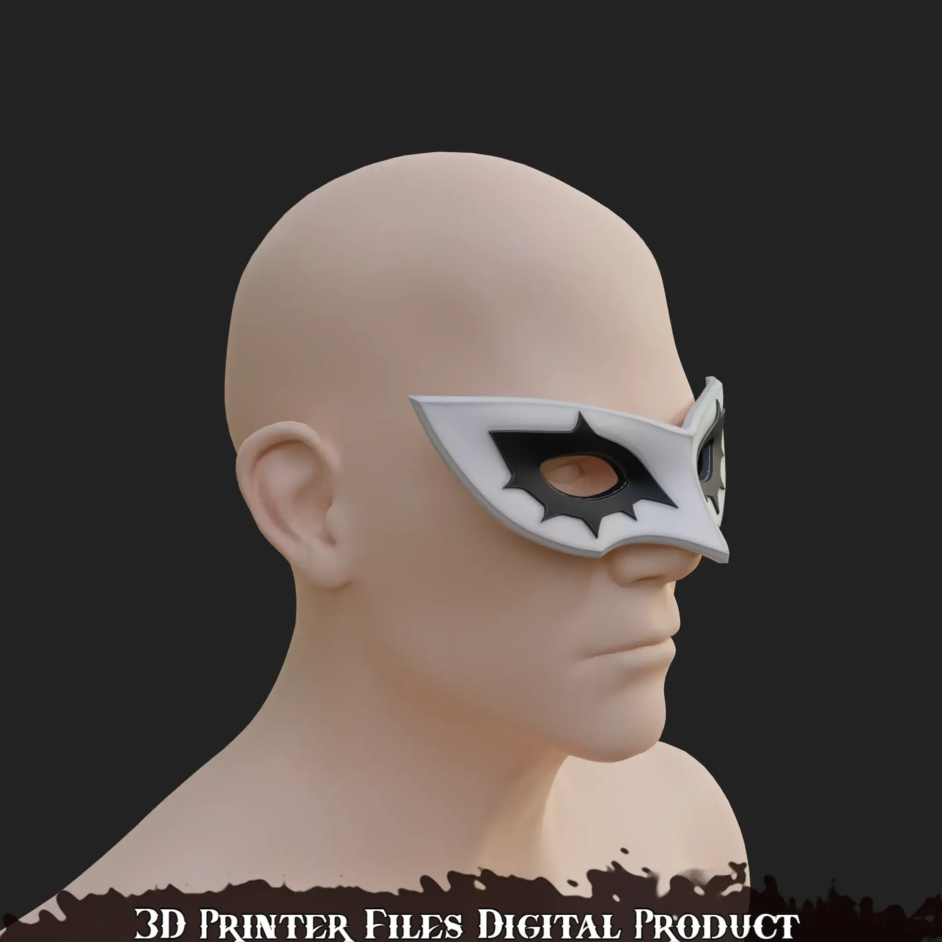 Cosplay STL Download - Wuyang Joker Cosplay Mask OverWatch 2 Persona ...