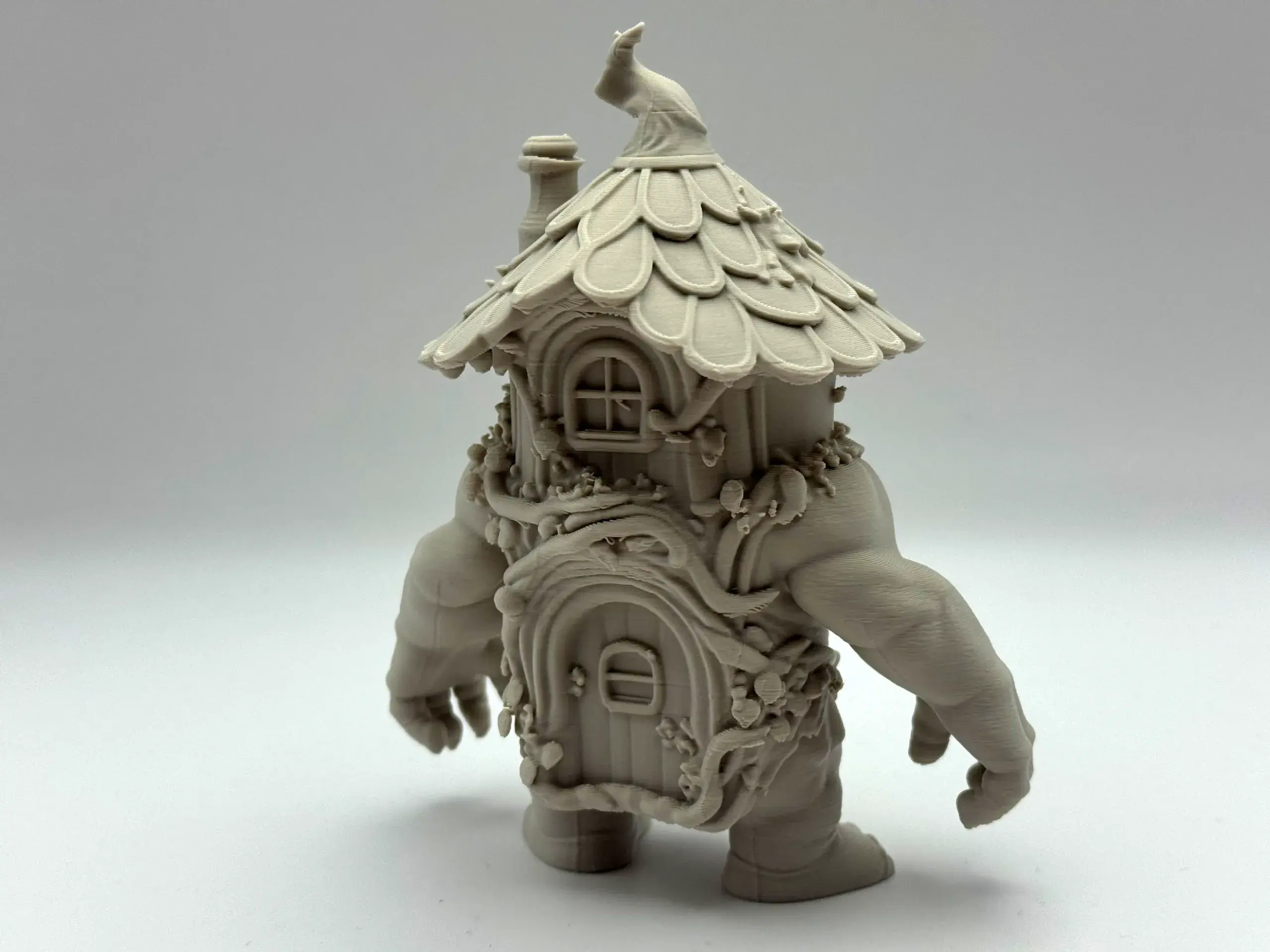 3D Printer Files | 3MF File | Cave Troll Fairy House | Creality Cloud