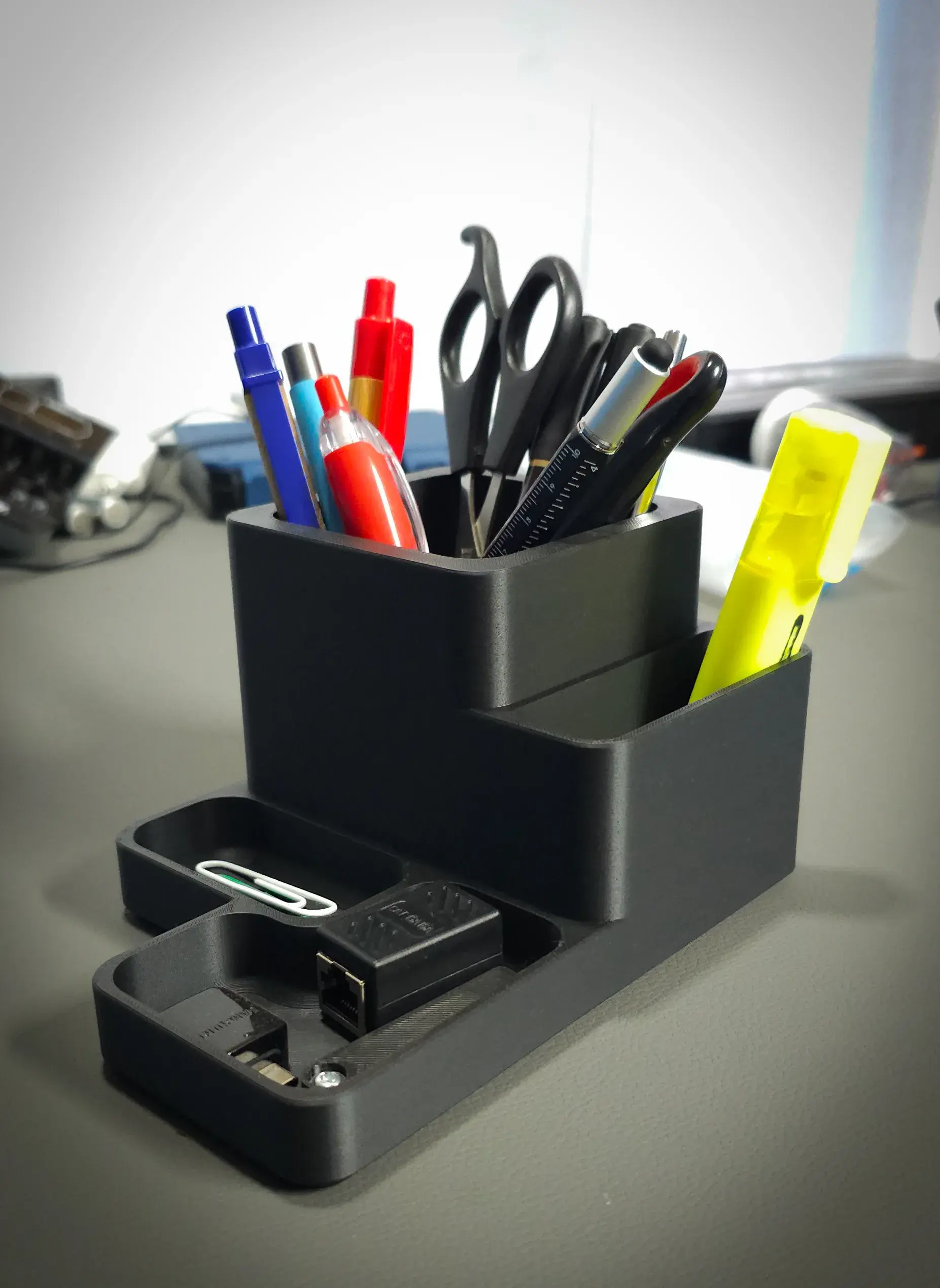 3D Printer Files | 3MF File | Modern Desk Organizer | Creality Cloud