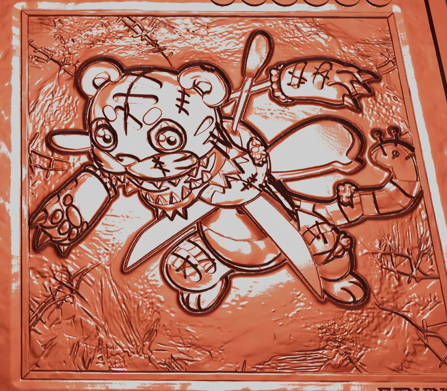 Other STL Download - FRIGHTFUR TIGER - YU-GI-OH!by Wsonuchiha3D