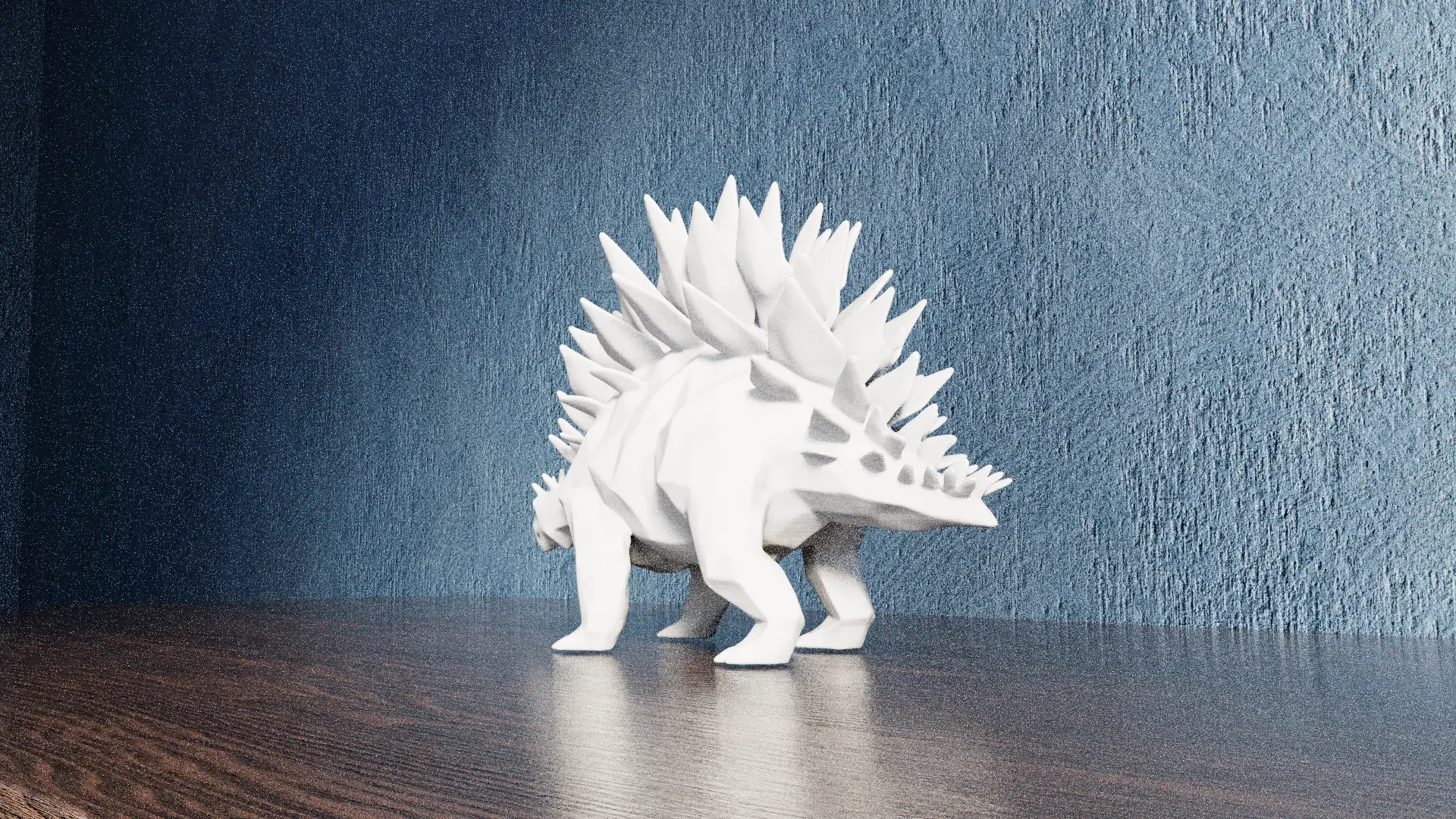 3D Printer Files | 3MF File | Low Poly Stegosaurus | Creality Cloud