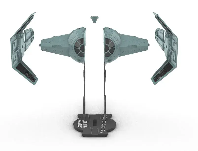 Other STL Download - TIE AGGRESSOR STAR WARSby 3D Araujo