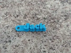 Jewelry & Accessories STL Download - Jack Keychainby Trash Can Guy