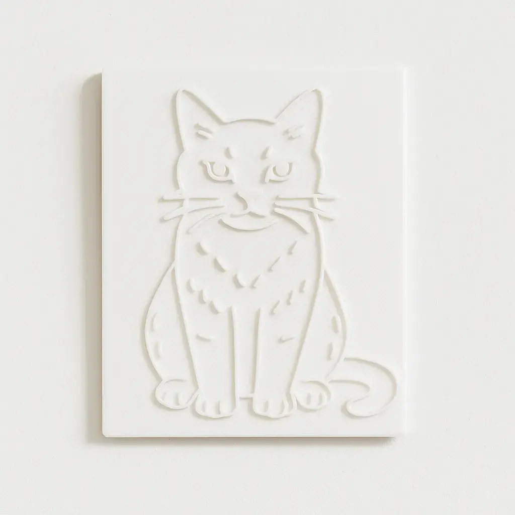 3D Printer Files | 3MF File | Hanging Cat Wall Art | Creality Cloud