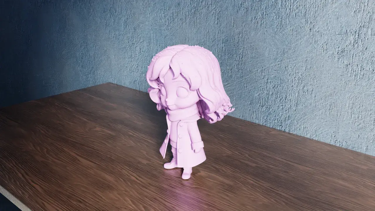 3D Printer Files | 3MF File | Chibi Hermione Granger under Snow ...