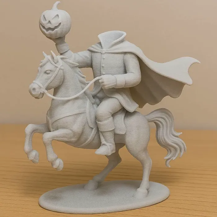 Characters & Creatures STL Download - The Headless Horsemanby 3DTimeWarp