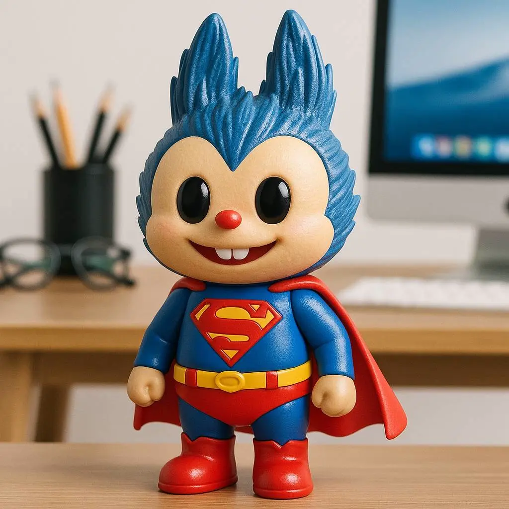 Characters & Creatures STL загрузка - Labubu - Superman DC Comics ...