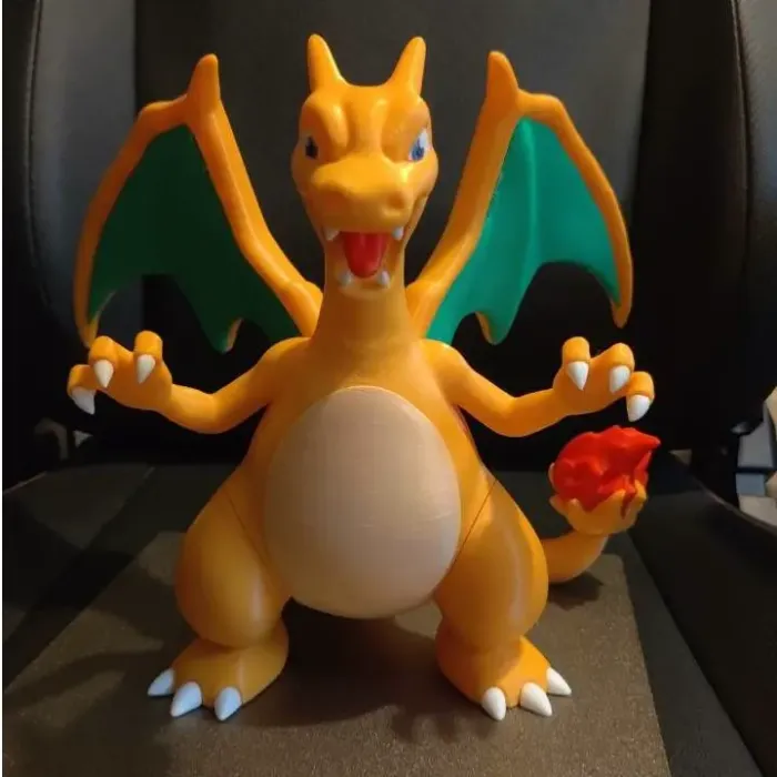 Free Characters & Creatures STL Download - Charizard - multi partby El ...