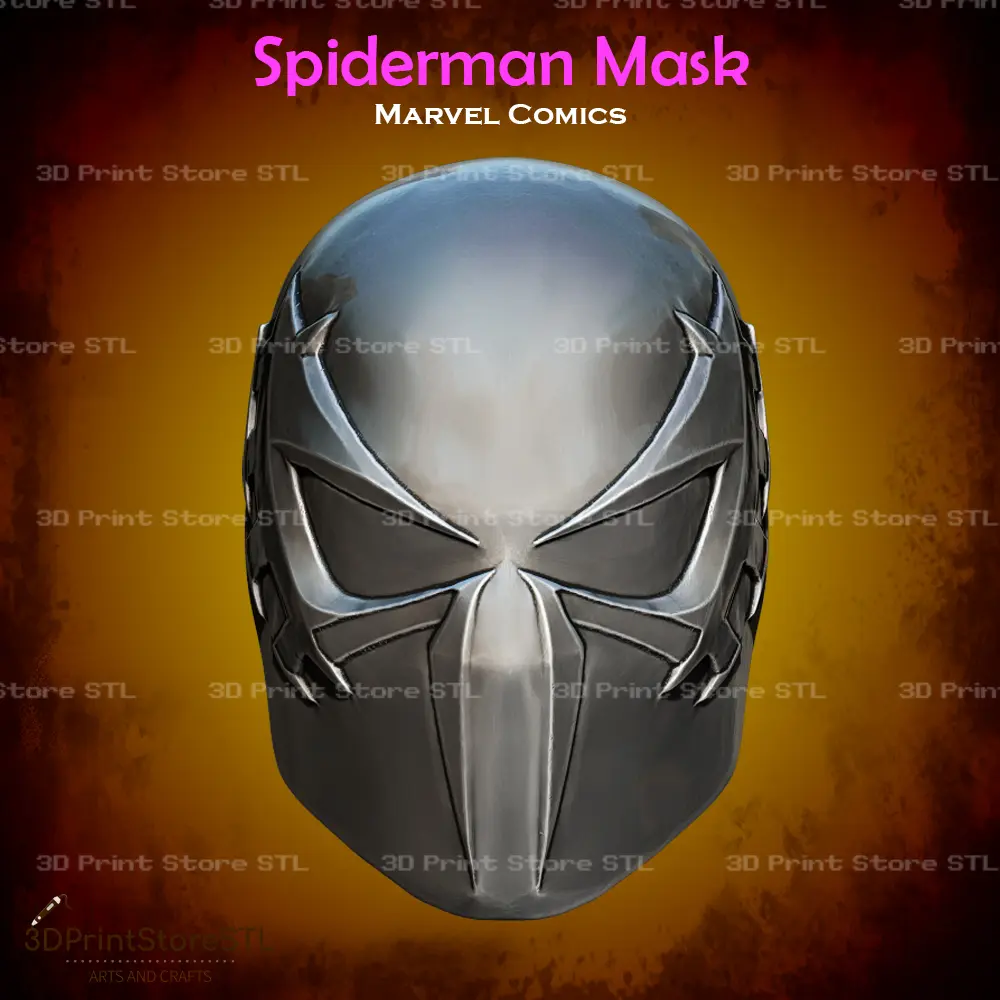 Máscara Spiderman Cosplay Marvel Comics - Archivo STL | 3D models ...