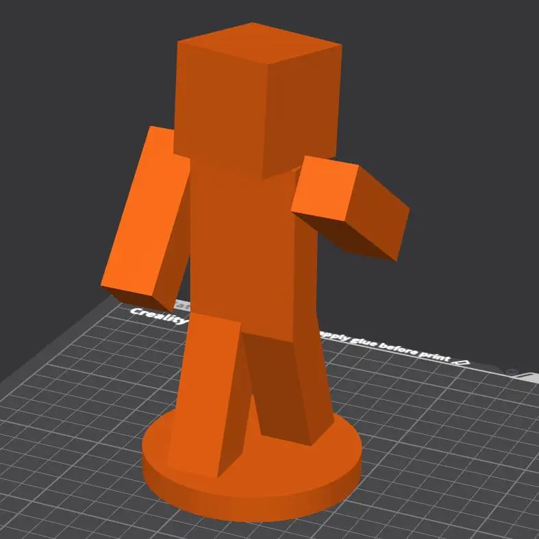 3D Printer Files | 3MF File | Minecraft statue | Creality Cloud